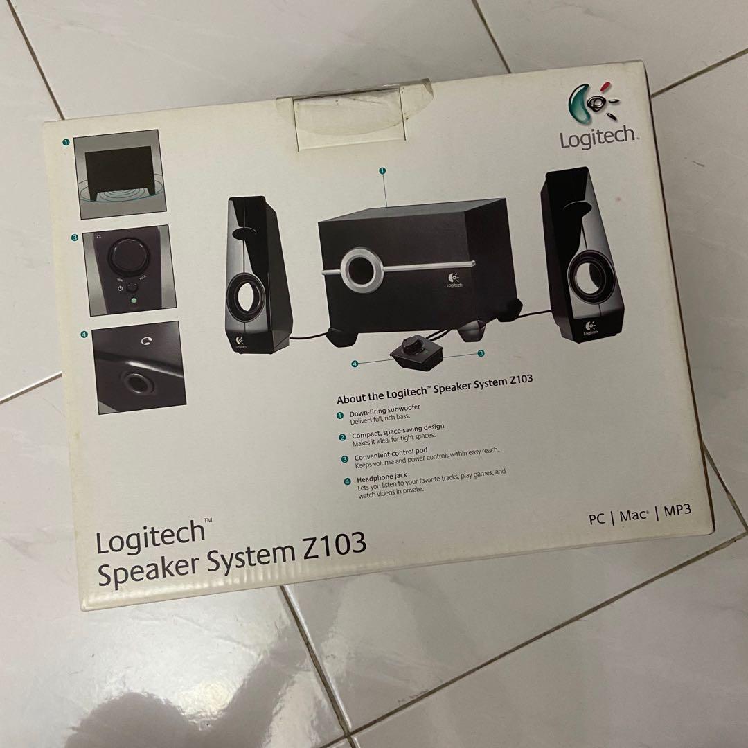 *NEW* Logitech Speaker System Z103, Audio, Soundbars, Speakers ...