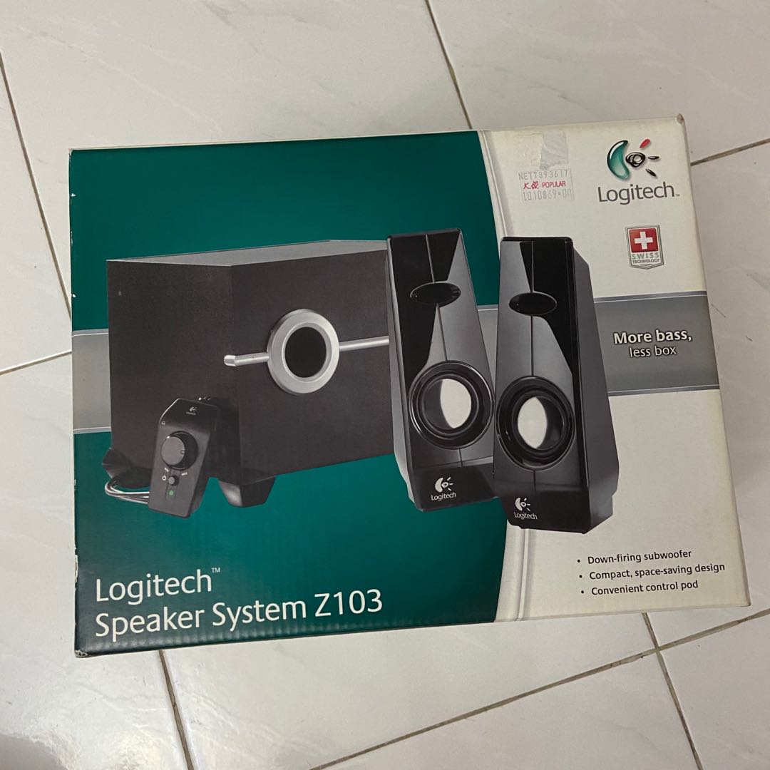 *NEW* Logitech Speaker System Z103, Audio, Soundbars, Speakers ...