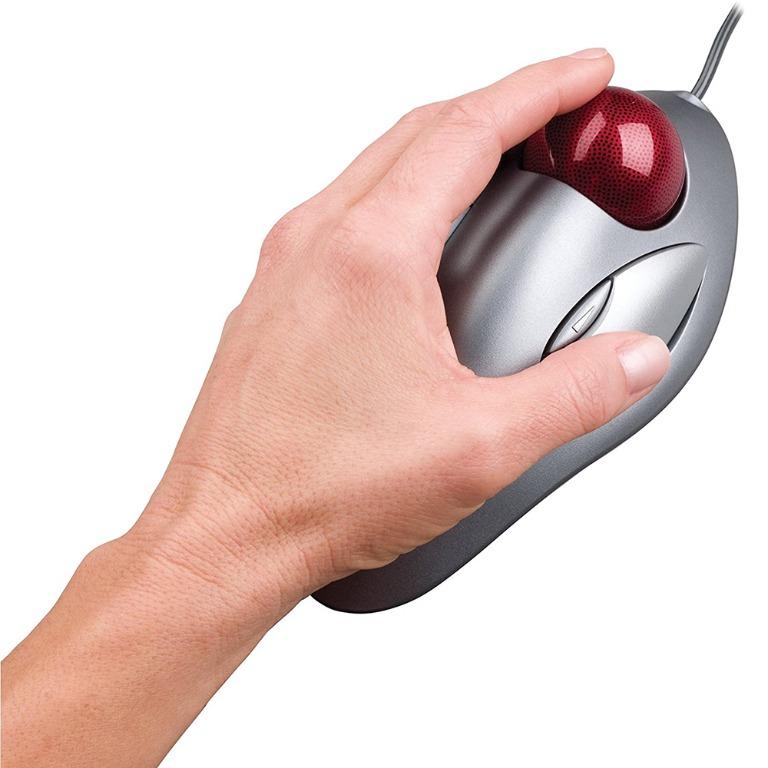 LOGITECH TRACK MARBLE 910-000816 USB TRACKBALL MOUSE, Computers & Tech ...