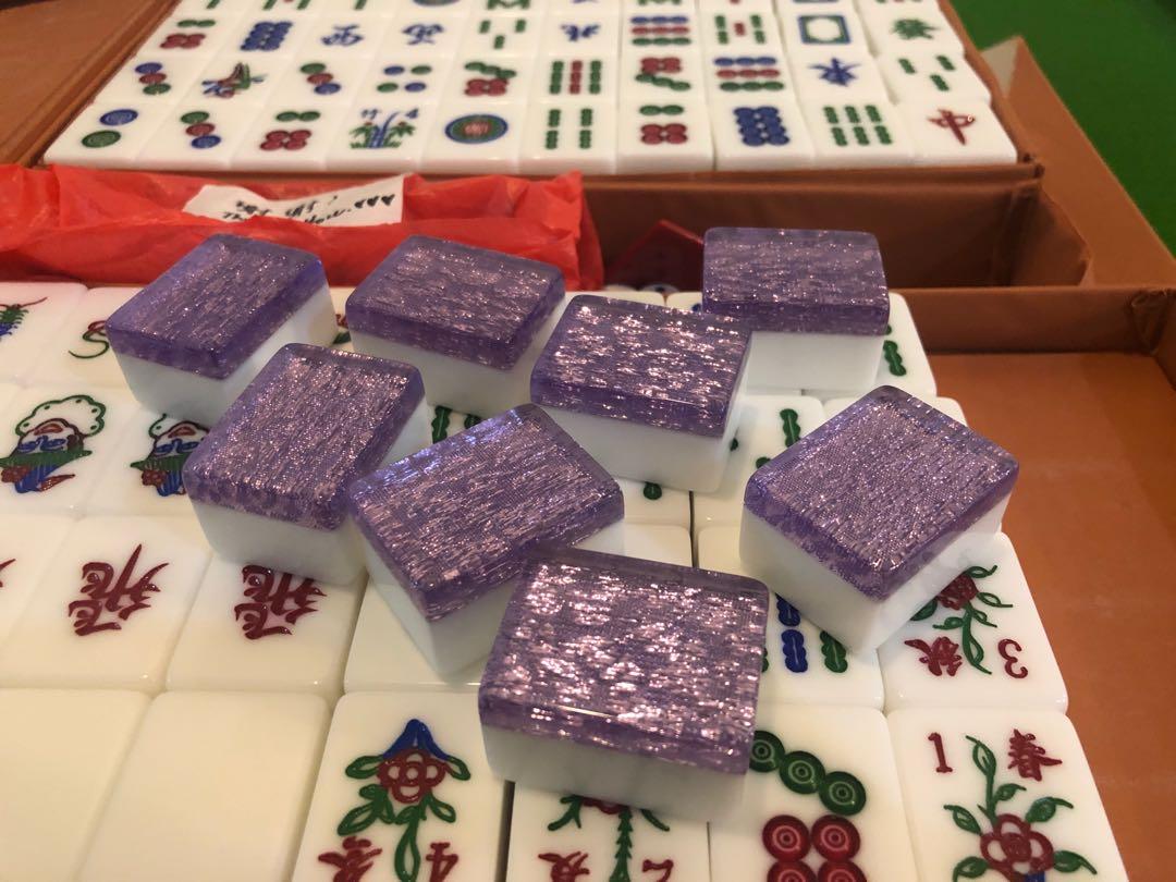 Mahjong table + Mahjong Tiles (purple glitter), Everything Else on ...