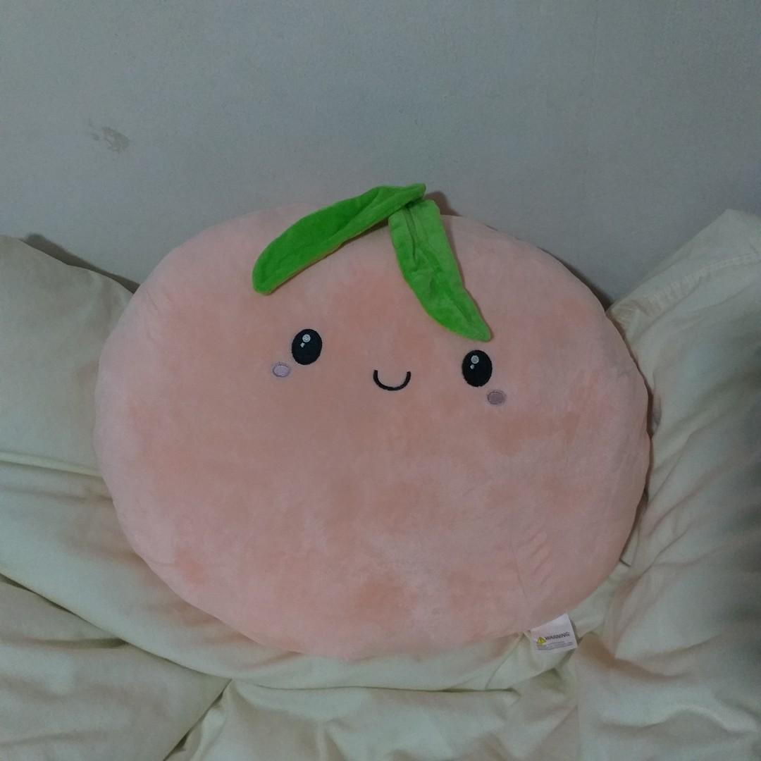melon plush with blanket, Hobbies & Toys, Toys & Games on Carousell