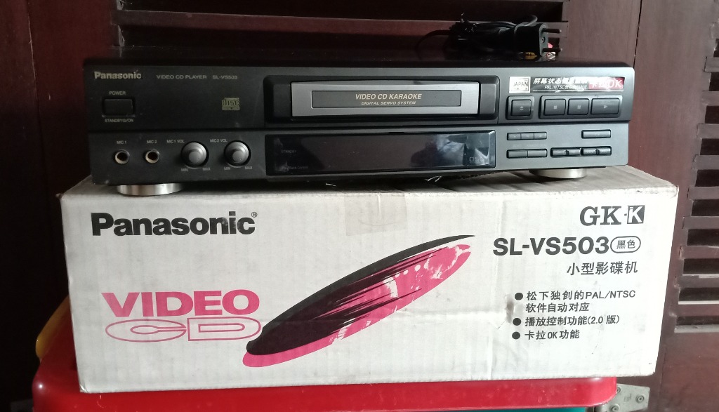 Panasonic VIDEO CD Player SL-VS503, Elektronik, Lainnya di Carousell