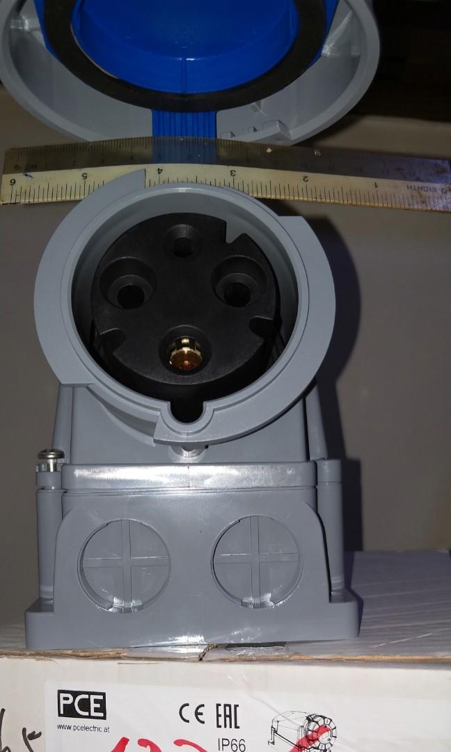 PCE Wall Socket 63A 3P 6H IP67, Everything Else on Carousell