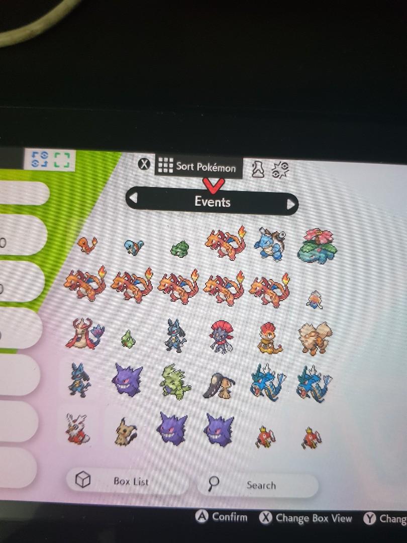 pokemon swsh shiny starters, shiny gmaxes, shiny legends,mythicals ...