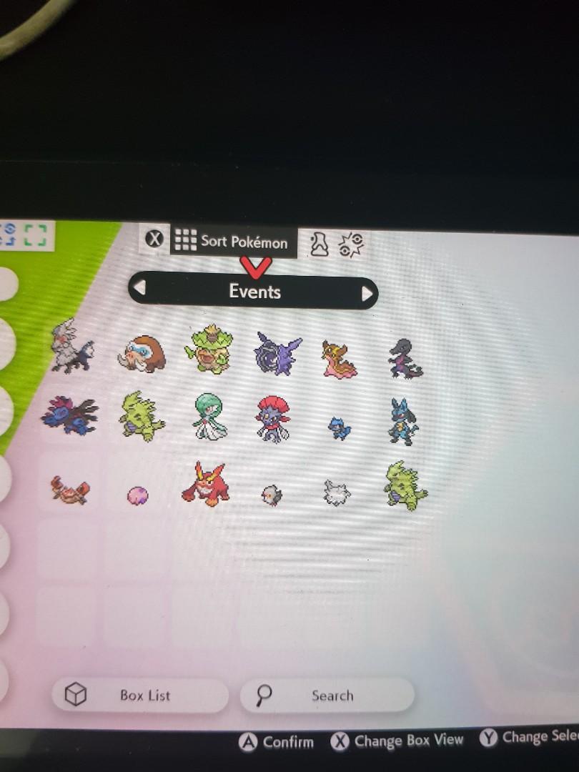 pokemon swsh shiny starters, shiny gmaxes, shiny legends,mythicals ...