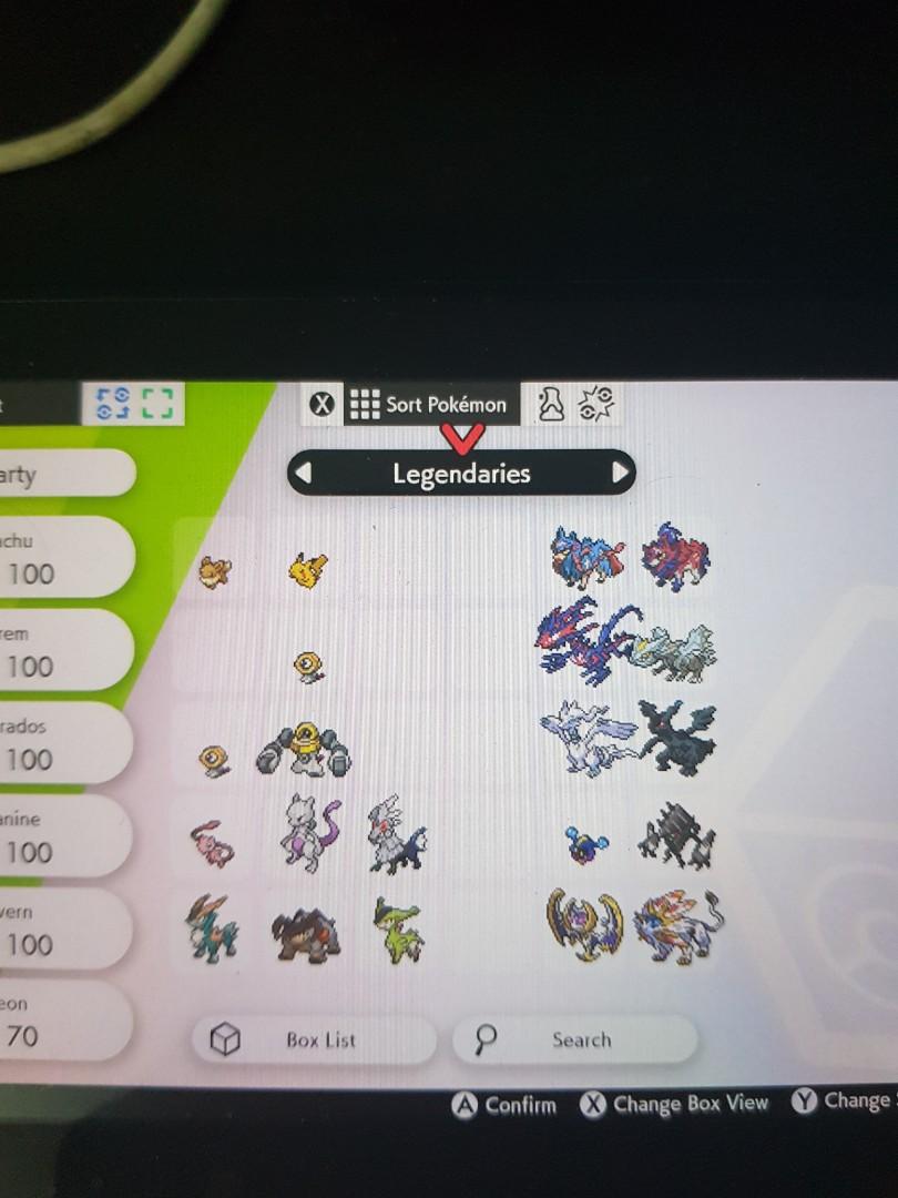 pokemon swsh shiny starters, shiny gmaxes, shiny legends,mythicals ...