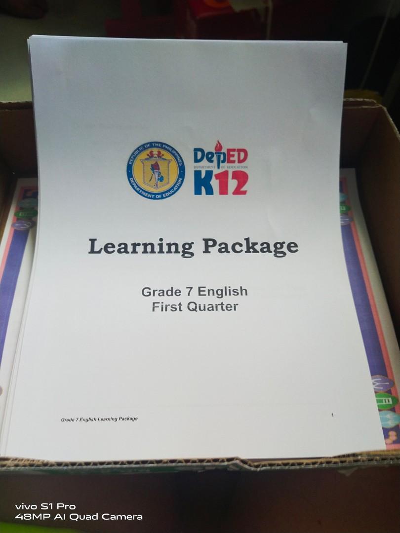 Printed worksheet from deped commons, Hobbies & Toys, Stationary ...