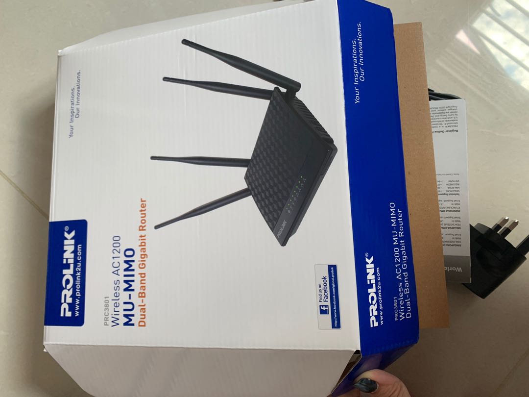 PROLiNK AC1200 Wireless MU-MIMO Dual-Band Gigabit Router/ AP/ repeater ...