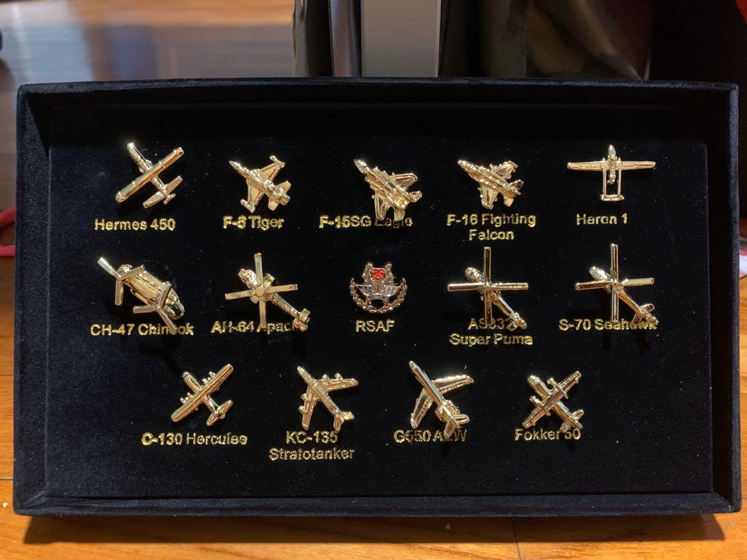 {RARE} Brand new RSAF insignia & mini plane pins, Hobbies & Toys ...