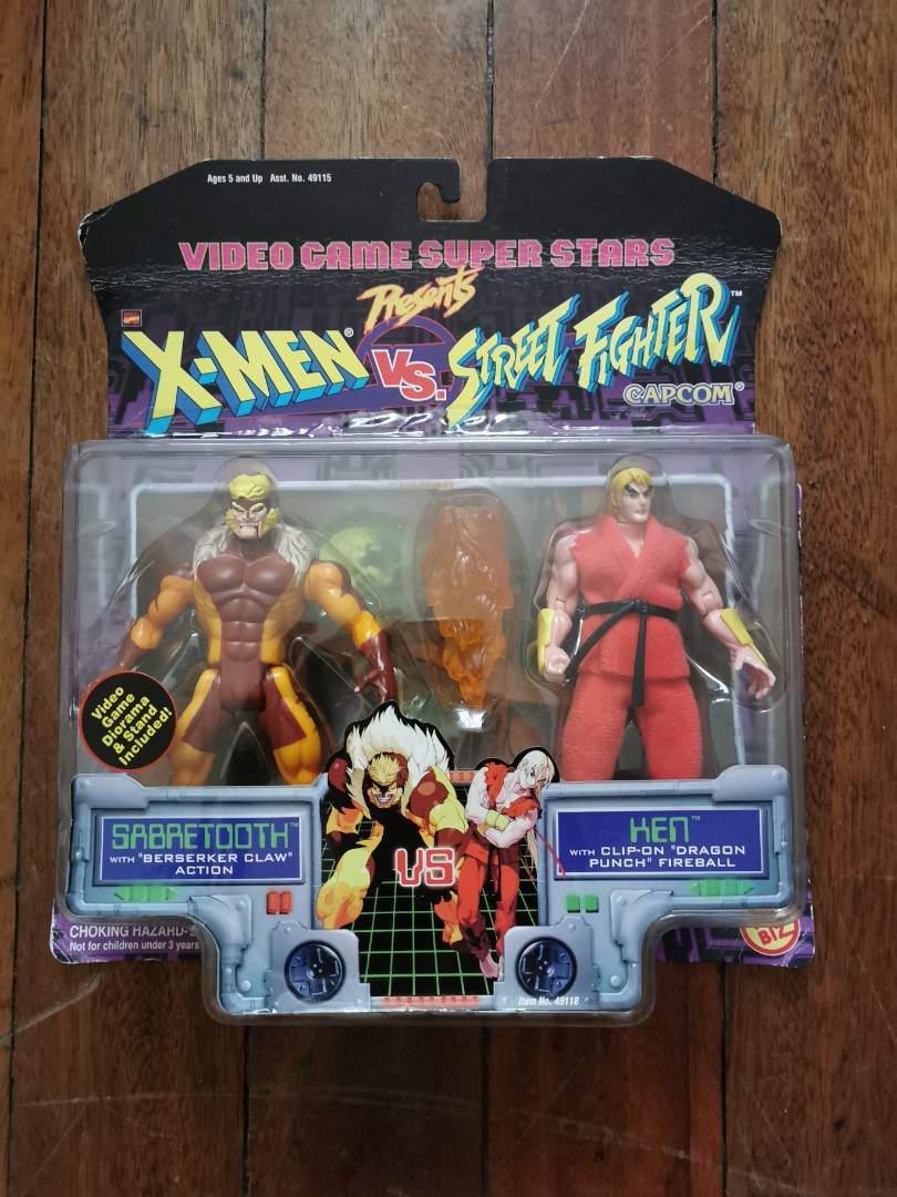 Rare Finds: Toybiz Video Game Super Stars 1997 X-men vs Street Fighter ...