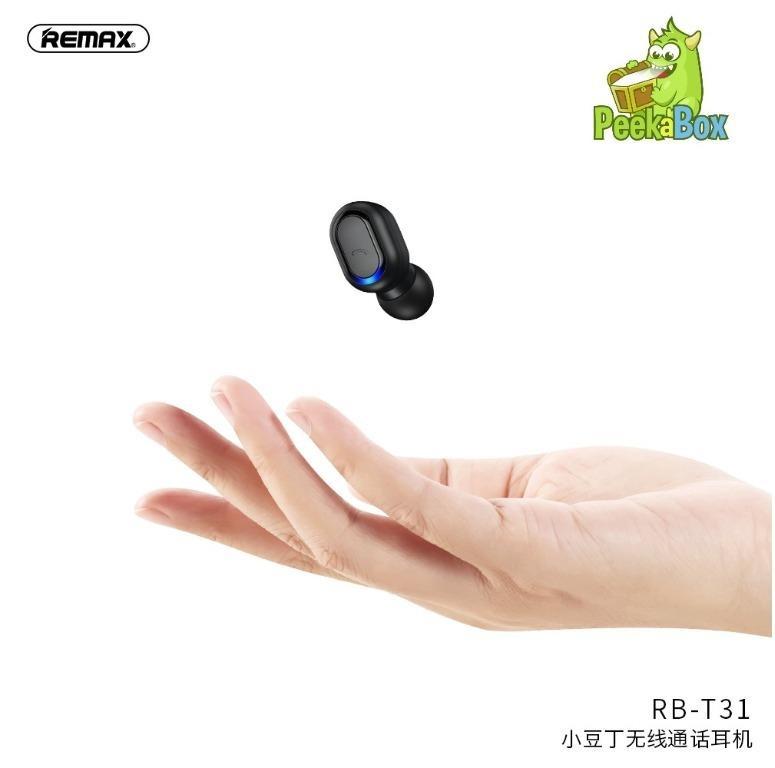 REMAX RB-T31 Mini Totin Wireless Single Earpiece Bluetooth, Audio ...