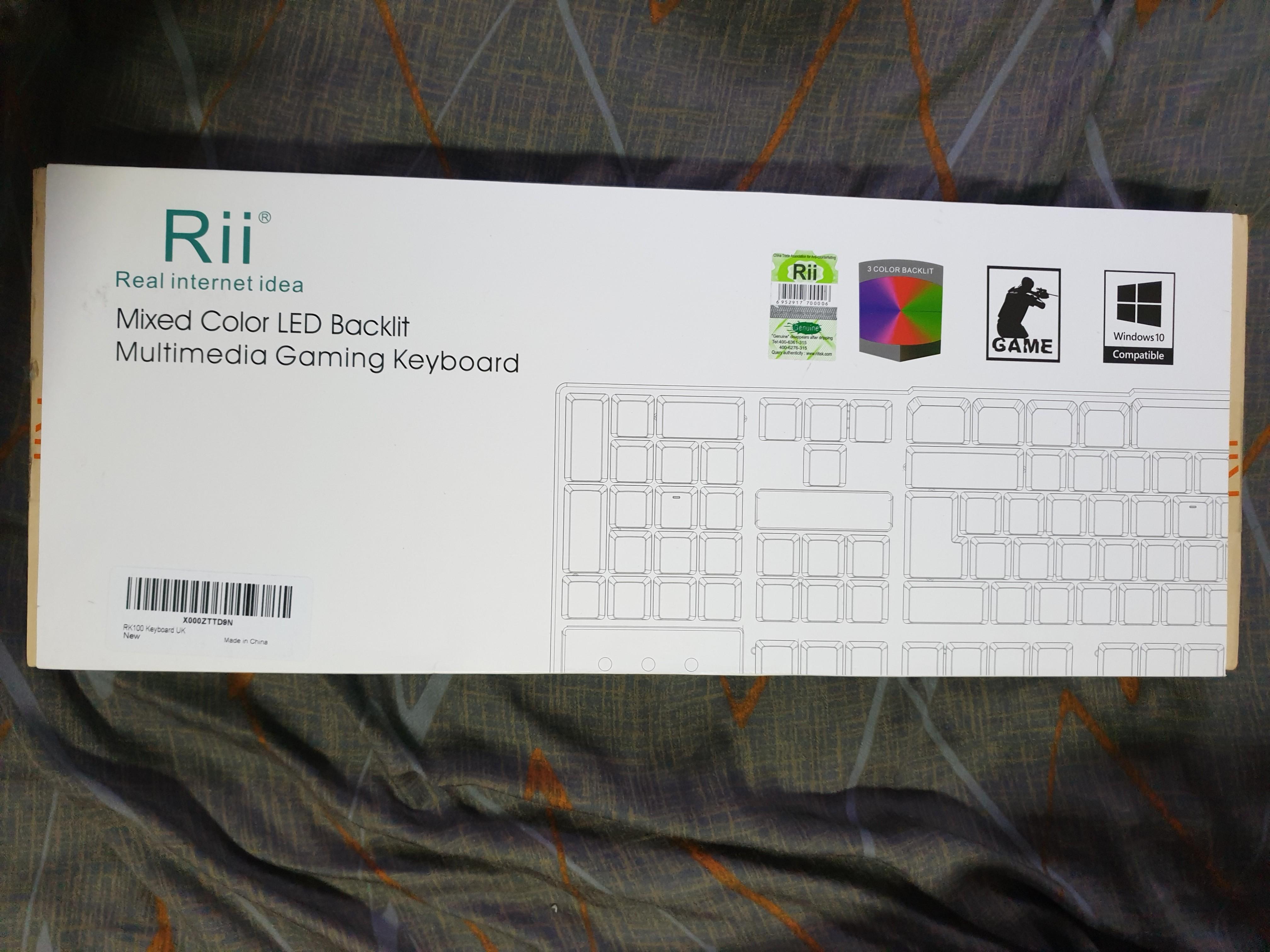 Rii Gaming keyboard, Computers & Tech, Parts & Accessories, Computer ...