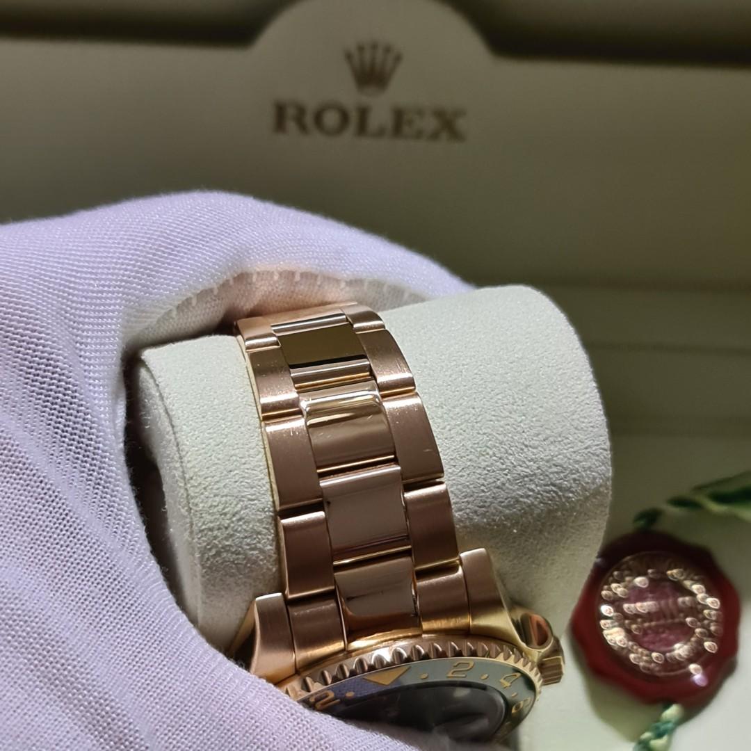 Rolex Gmt Master II Jade Dial Ref 116718LN, Luxury, Watches on Carousell