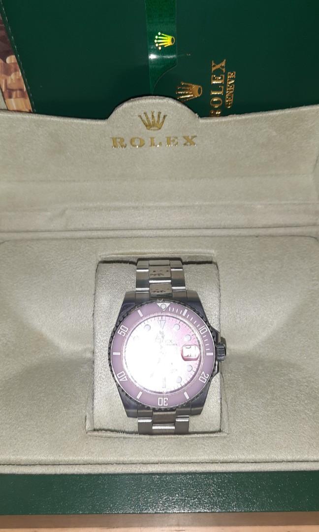 Rolex Pink Submariner Limited edition, Luxury, Watches on Carousell