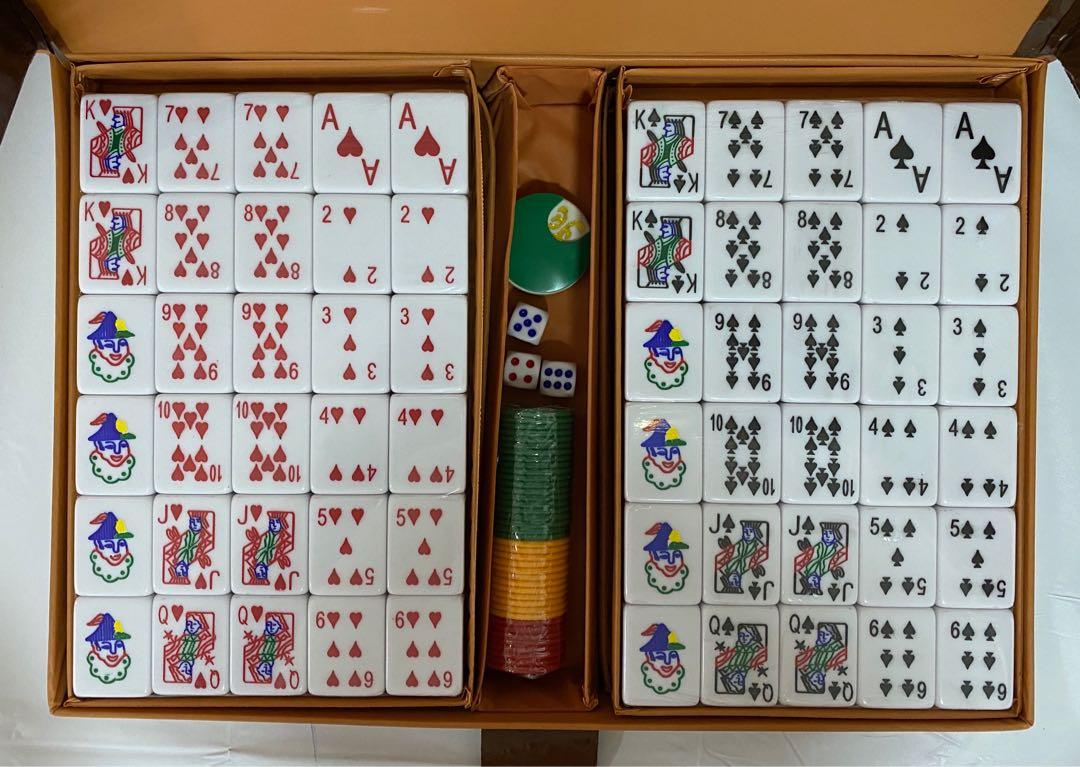 Rummy Mahjong Lami White 拉美扑克麻将, Hobbies & Toys, Toys & Games on Carousell