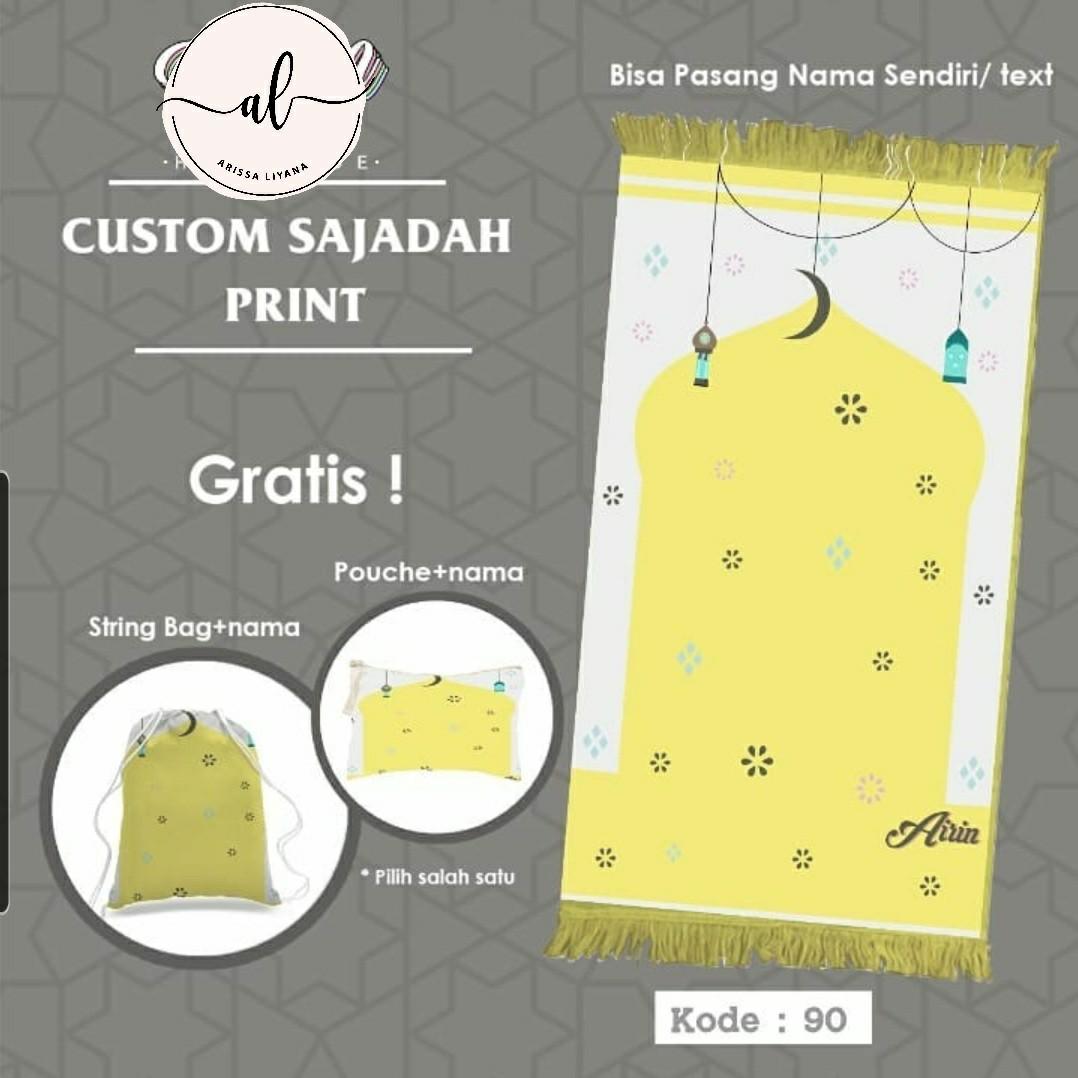 Sajadah with custom name, Women's Fashion, Dresses & Sets, Traditional ...