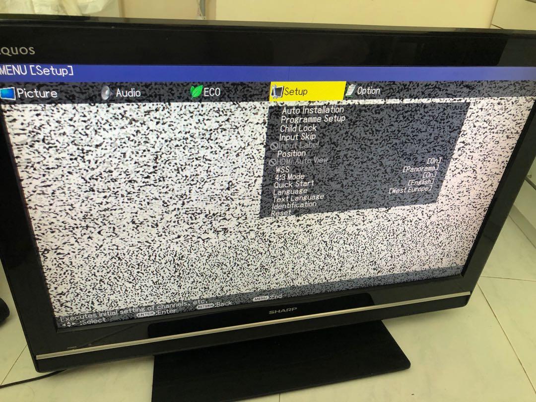 Sharp 24 inch LCD TV, TV & Home Appliances, TV & Entertainment, TV on ...