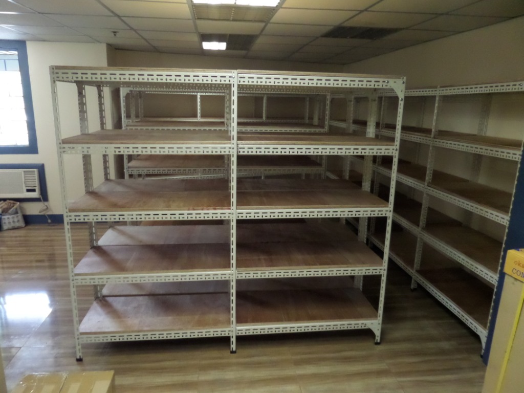 Slotted Steel rack bolt and nut wood shelves made in korea, Furniture ...