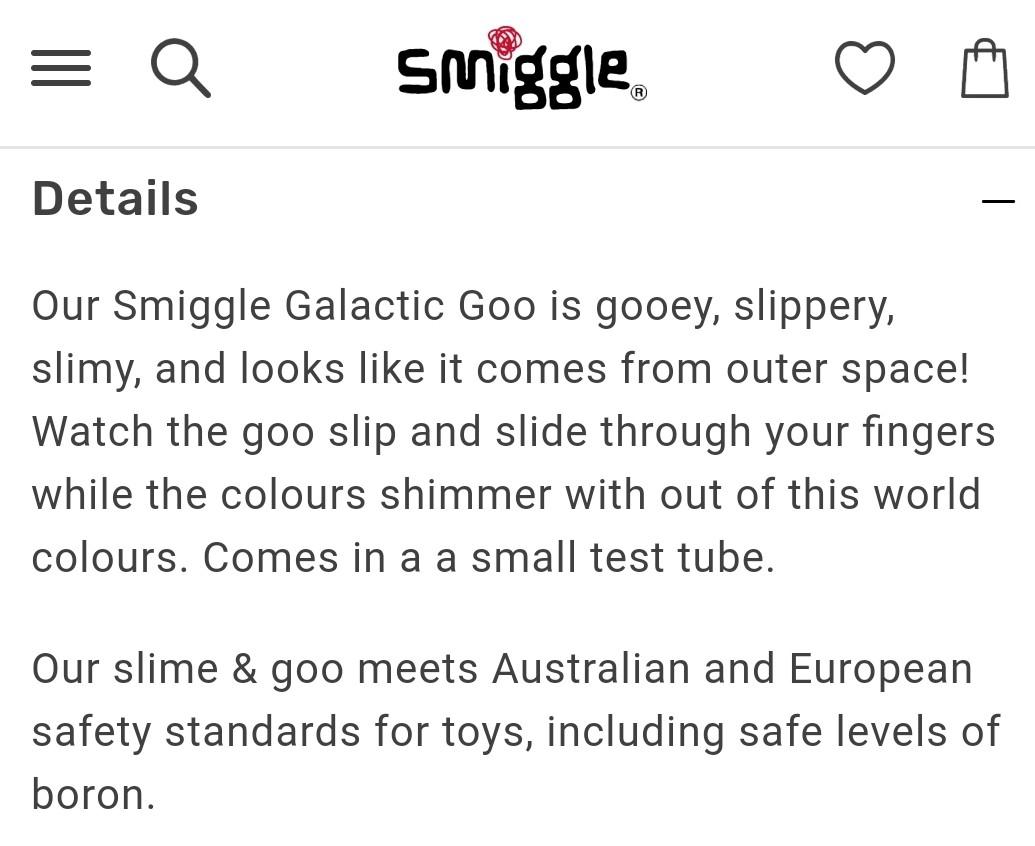 全新 Smiggle Galactic Goo Slime 鬼口水, 興趣及遊戲, 手作＆自家設計, 其他 - Carousell
