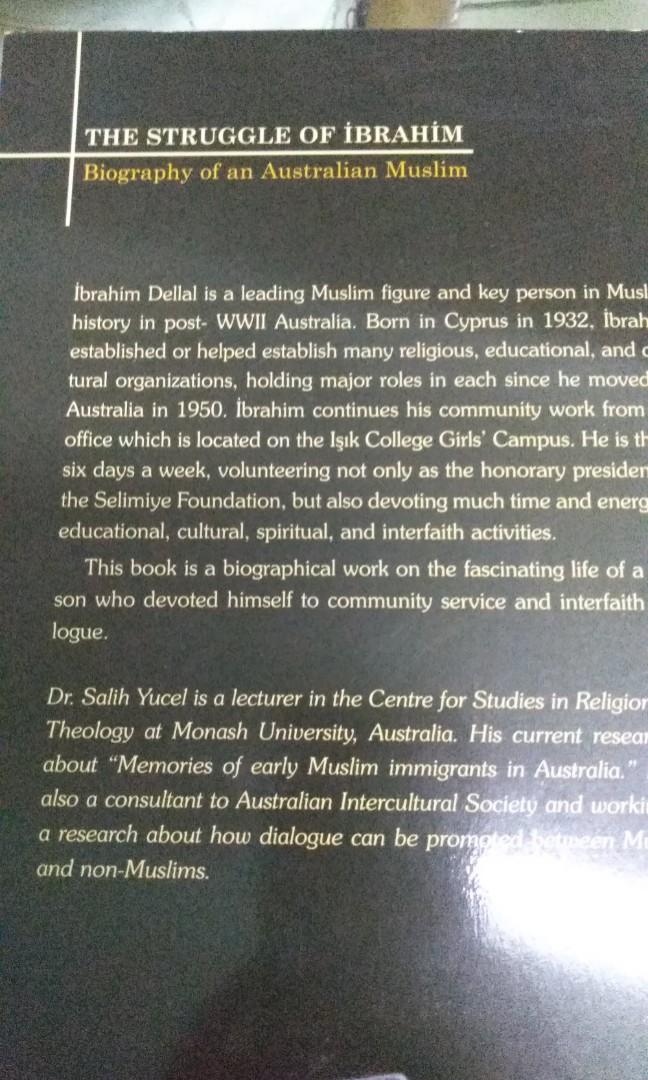 The Struggle of Ibrahim: Biography of An Australian Muslim, Hobbies ...