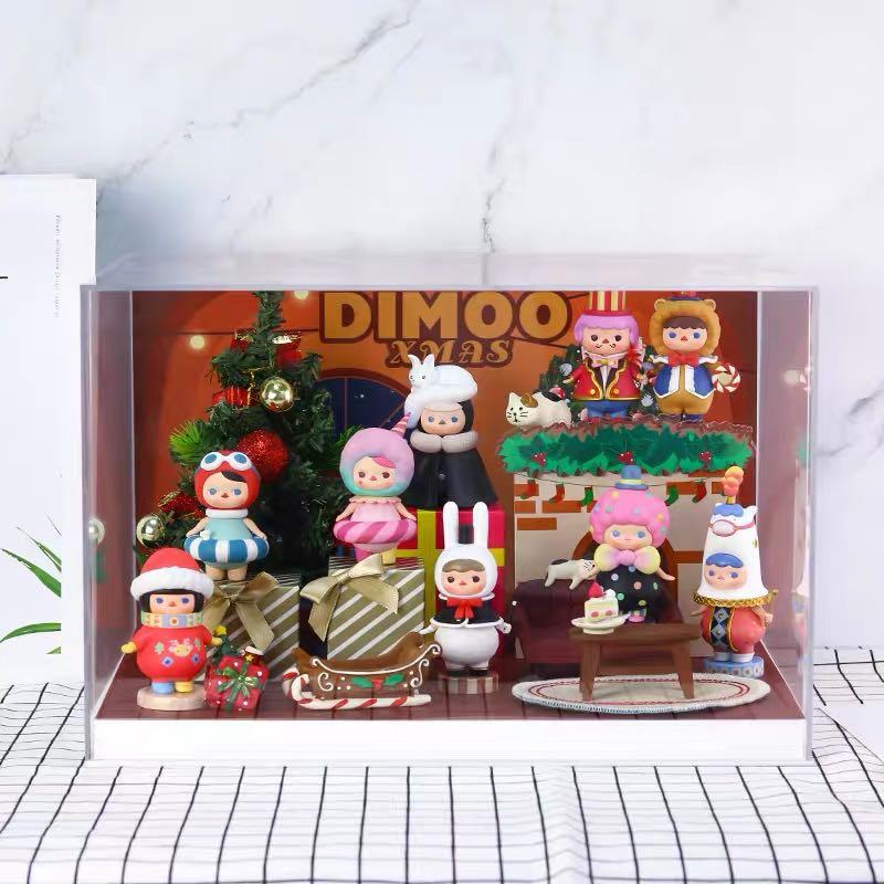 Themed acrylic display case for popmart molly, Toys & Games, Bricks ...