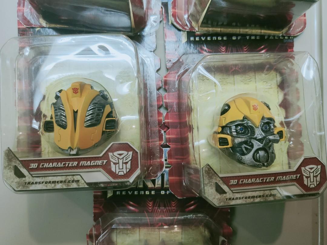 Transformers Revenge of the Fallen 3D Character heads / helmets Magnets ...