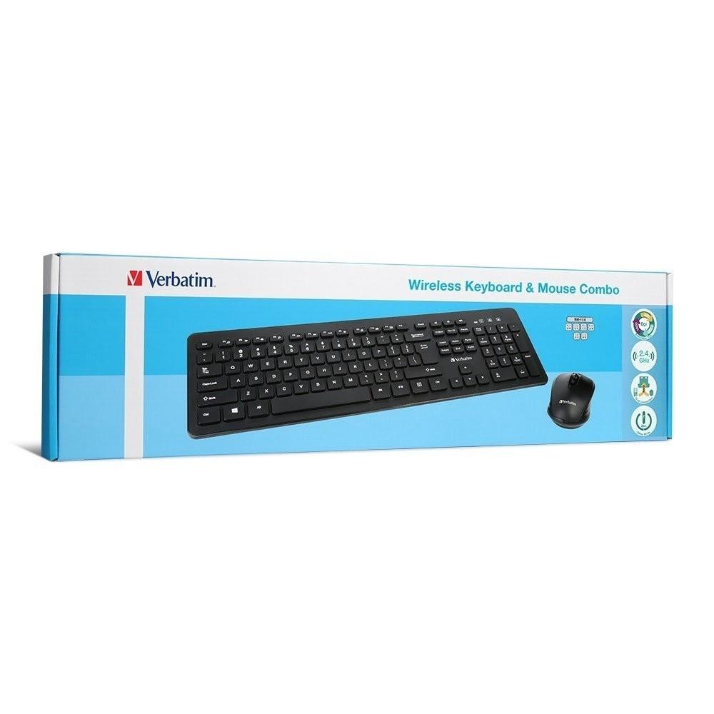 Verbatim Wireless Keyboard & Mouse Combo Set 2.4ghz, Computers & Tech ...
