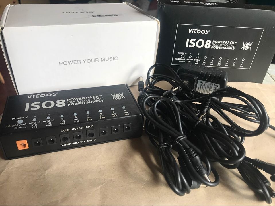 Vitoos ISO8 Isolated Power Supply for Effects Pedals, Hobbies & Toys, Music & Media, CDs & DVDs ...