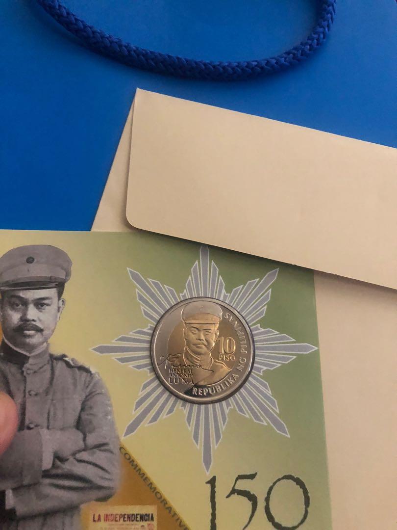 10-Peso BSP Commemorative Coin — General Antonio Luna, Hobbies & Toys ...