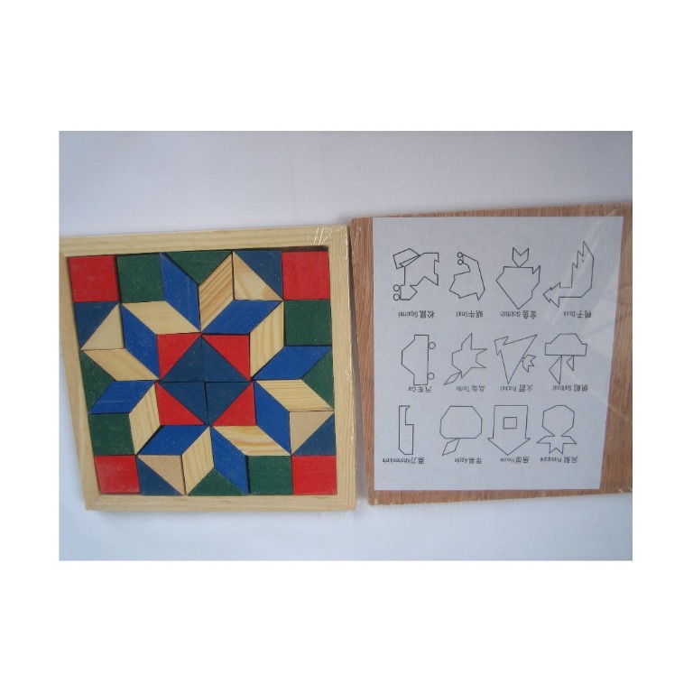 40pcs Tesselation Kid Children Educational Geometry Puzzle , Hobbies ...