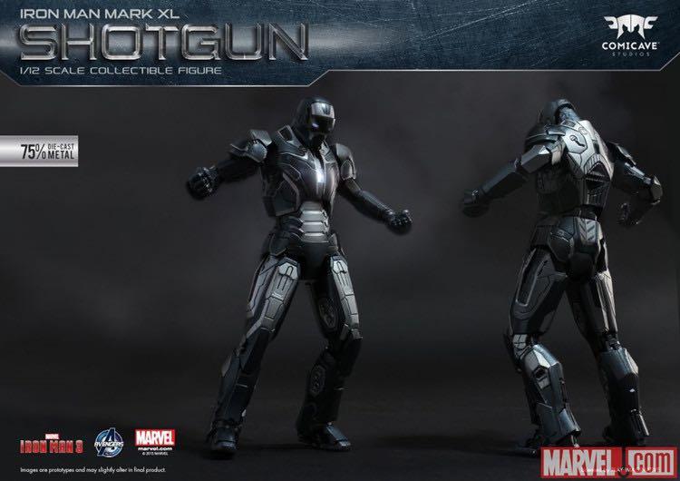 [現貨] Comicave MK40 Iron Man Mark 40 1/12 合金可動模型 (連地台) (額外贈送2粒電池), 男裝 ...