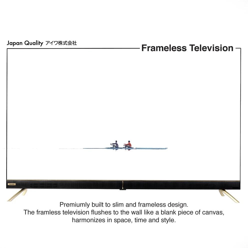 AIWA 55" LED 4k UHD Frameless Smart Android TV, Built-in Soundbar (AW ...