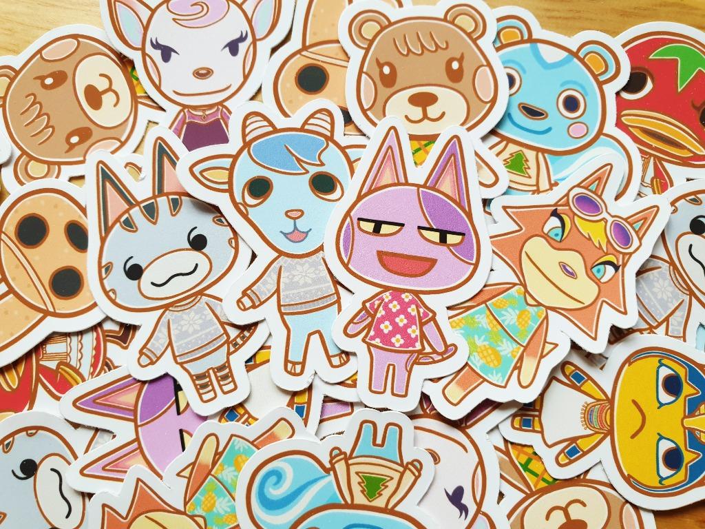 Animal Crossing Stickers Villagers V2 Characters Laptop Decal Diecut ...
