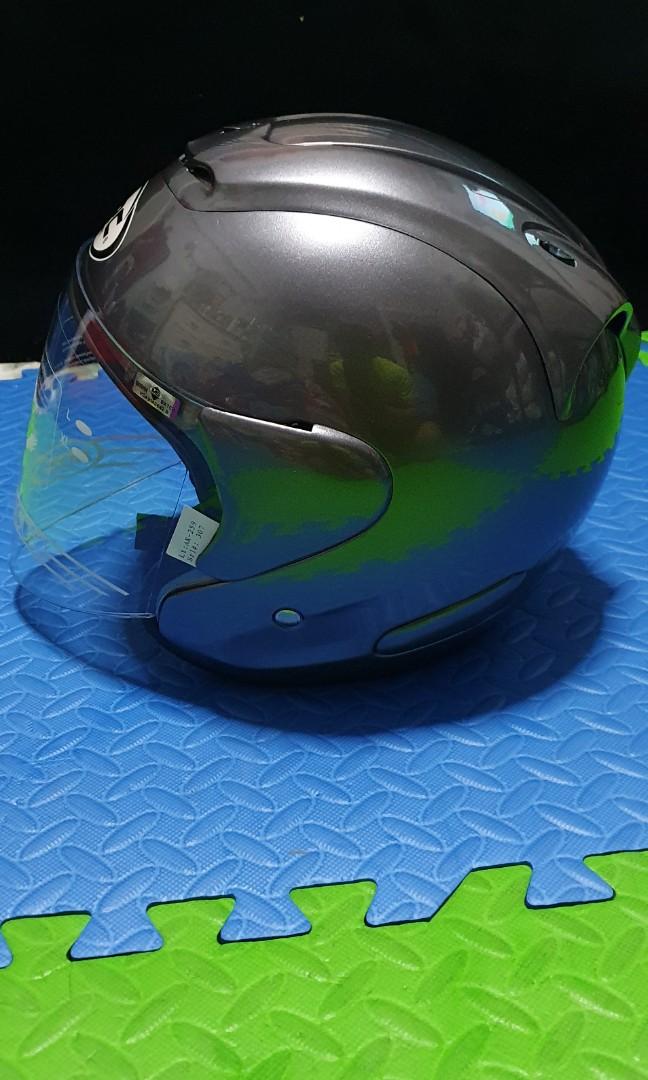Arc Ritz Helmet Glossy Grey, Motorcycles, Motorcycle Accessories on ...