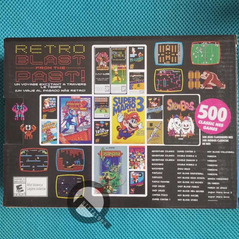 Best Retro Mini Console 500 Games NES Classic Edition 1-2 Players ...