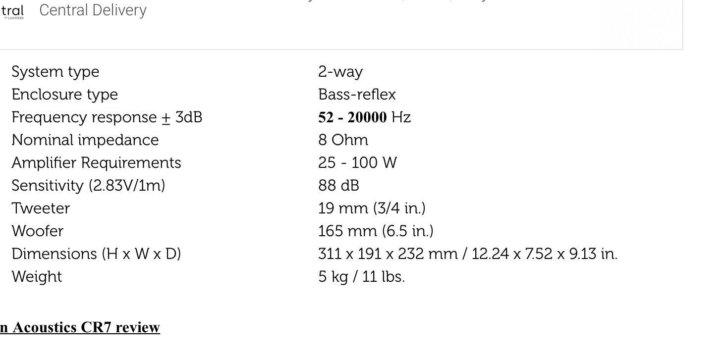 Boston Aciustic CR7, Audio, Soundbars, Speakers & Amplifiers on Carousell