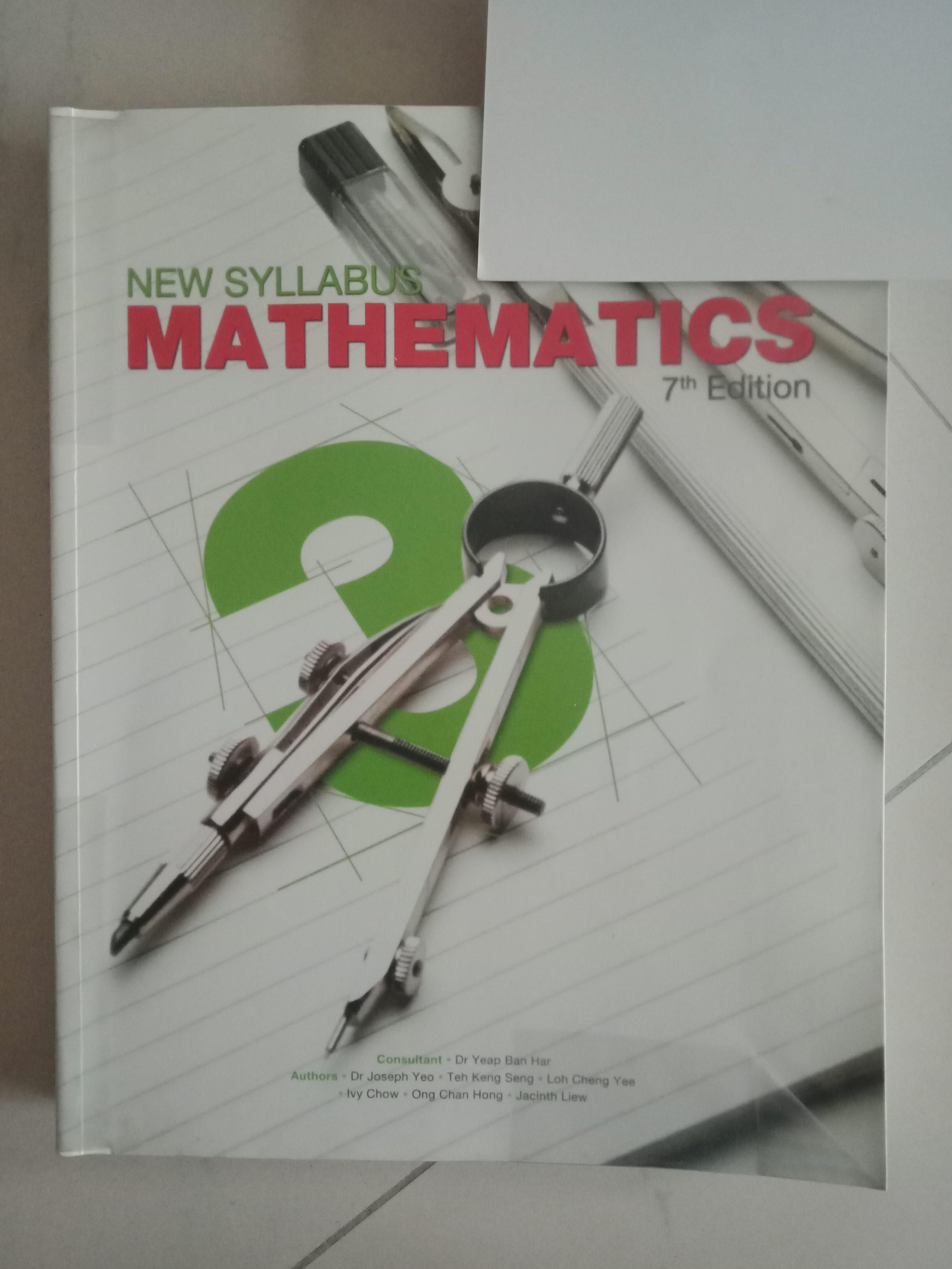 Sec 3 Mathematics Textbook (New Syllabus, 7th Edition), Hobbies & Toys ...