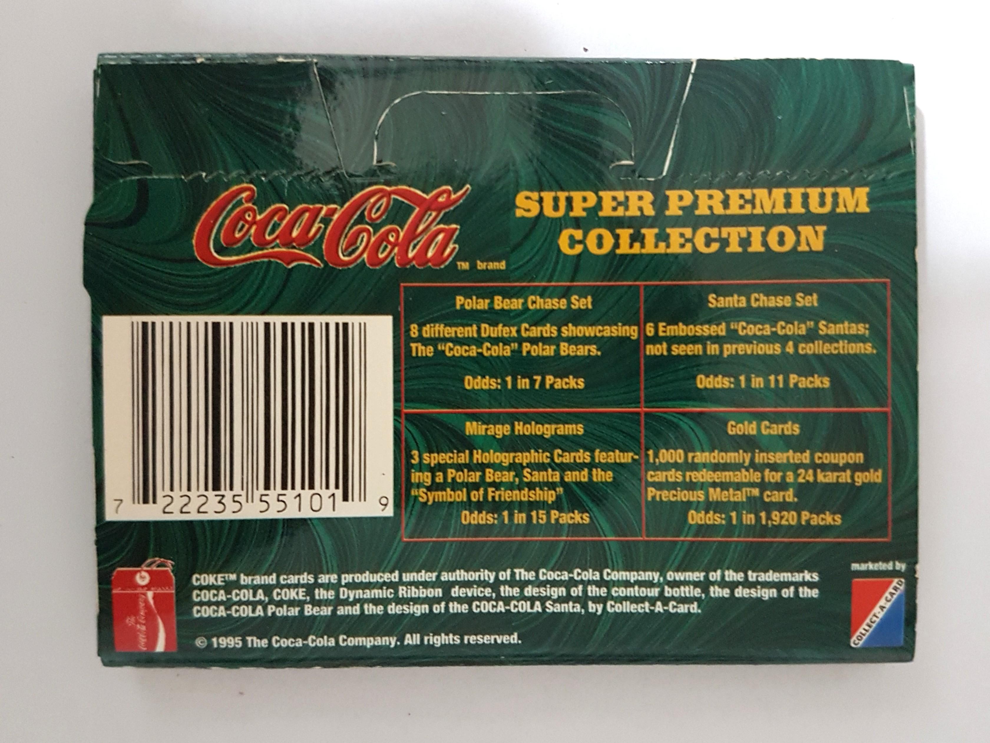 Coca Cola Collector's Cards - Super Premium Collection, Hobbies & Toys ...