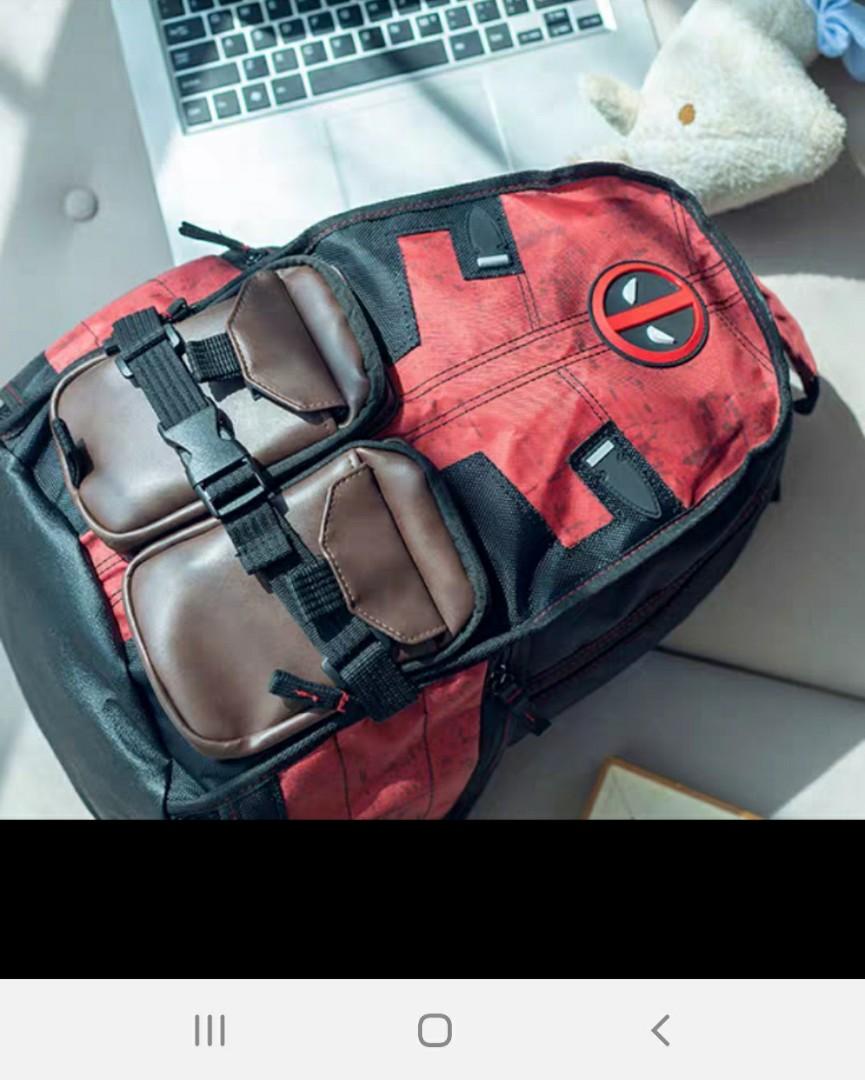 Deadpool backpack, Men's Fashion, Bags & Wallets, Backpacks on Carousell