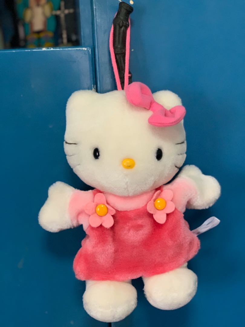 Hello Kitty puppet plush toy, Hobbies & Toys, Toys & Games on Carousell