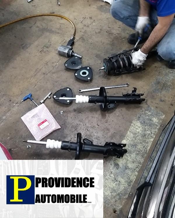 Honda Stream Servicing & Repair Steering Rack and Pinion. Suspension ...