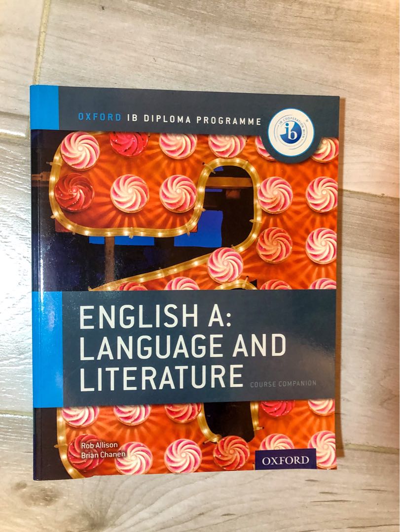 IB DP ENG A LANG AND LIT Textbook, 興趣及遊戲, 書本 & 文具, 補充練習 - Carousell