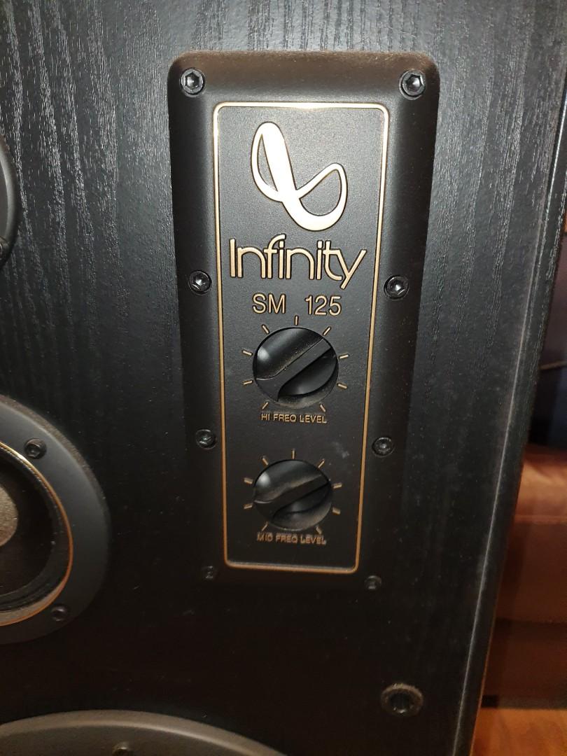Infinity SM 125 pair of speakers good, Audio, Other Audio Equipment on ...