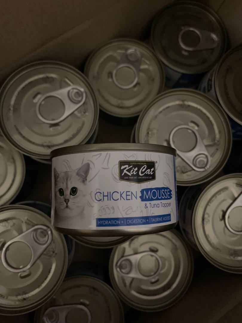 Kit Kat Chicken Mousse with Tuna Topper, Pet Supplies, Pet Food on ...