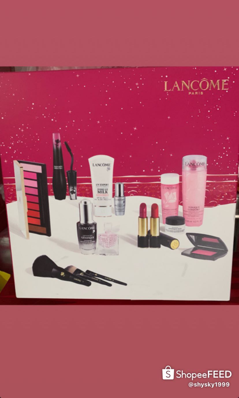 Lancome 2020 new year gift set box, Beauty & Personal Care, Face, Face ...