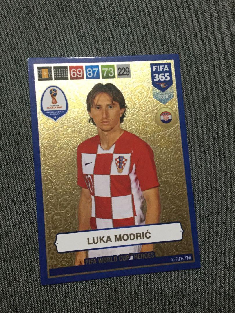Luka Modric Fifa World Cup heroes card, Toys & Games, Board Games ...