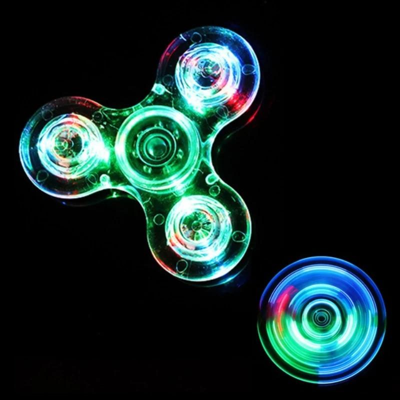 Luminous RGB LED Fidget Spinner, Everything Else on Carousell