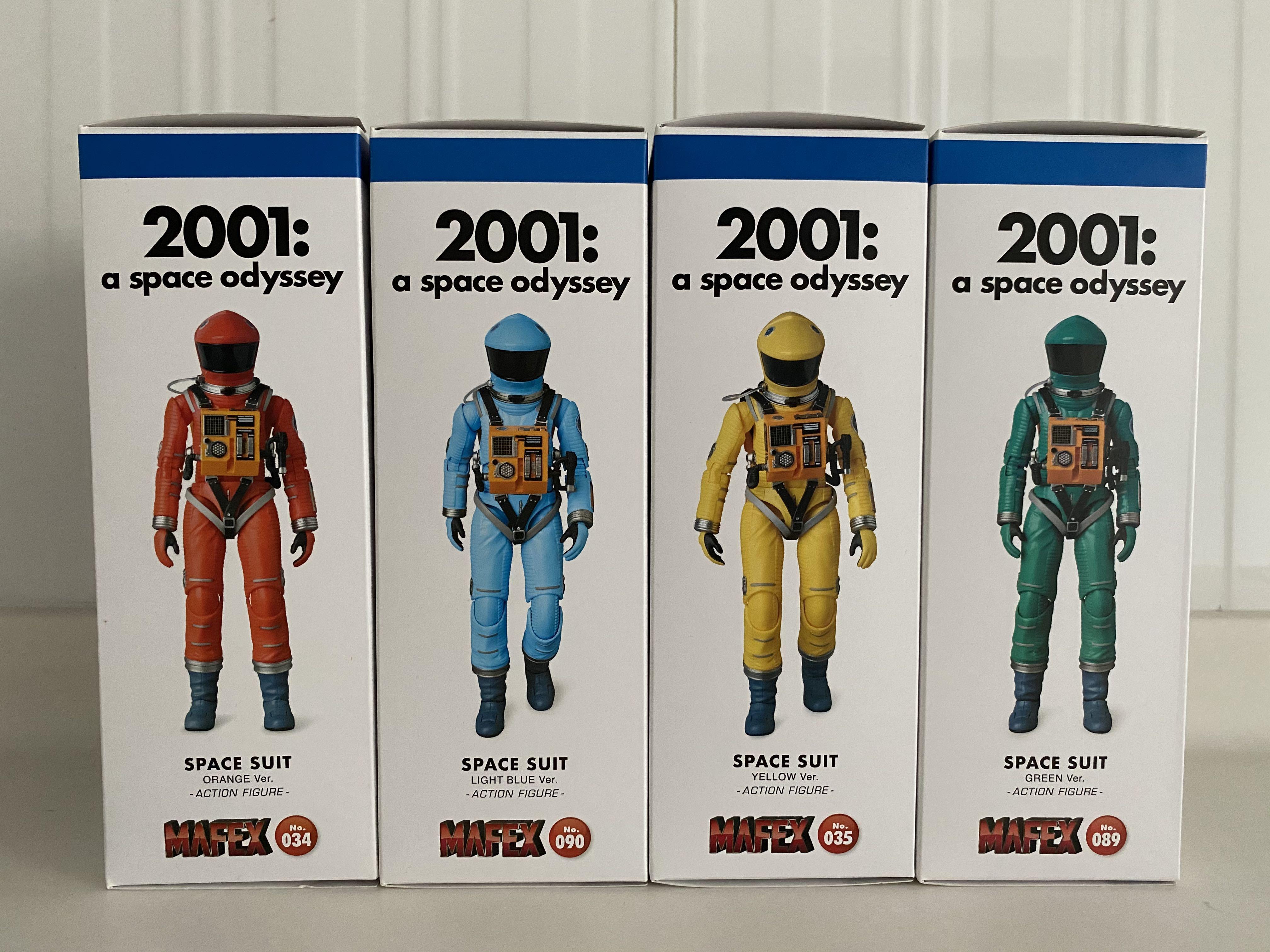 Medicom Mafex 2001: A Space Odyssey Stanley Kubrick Collection Set ...