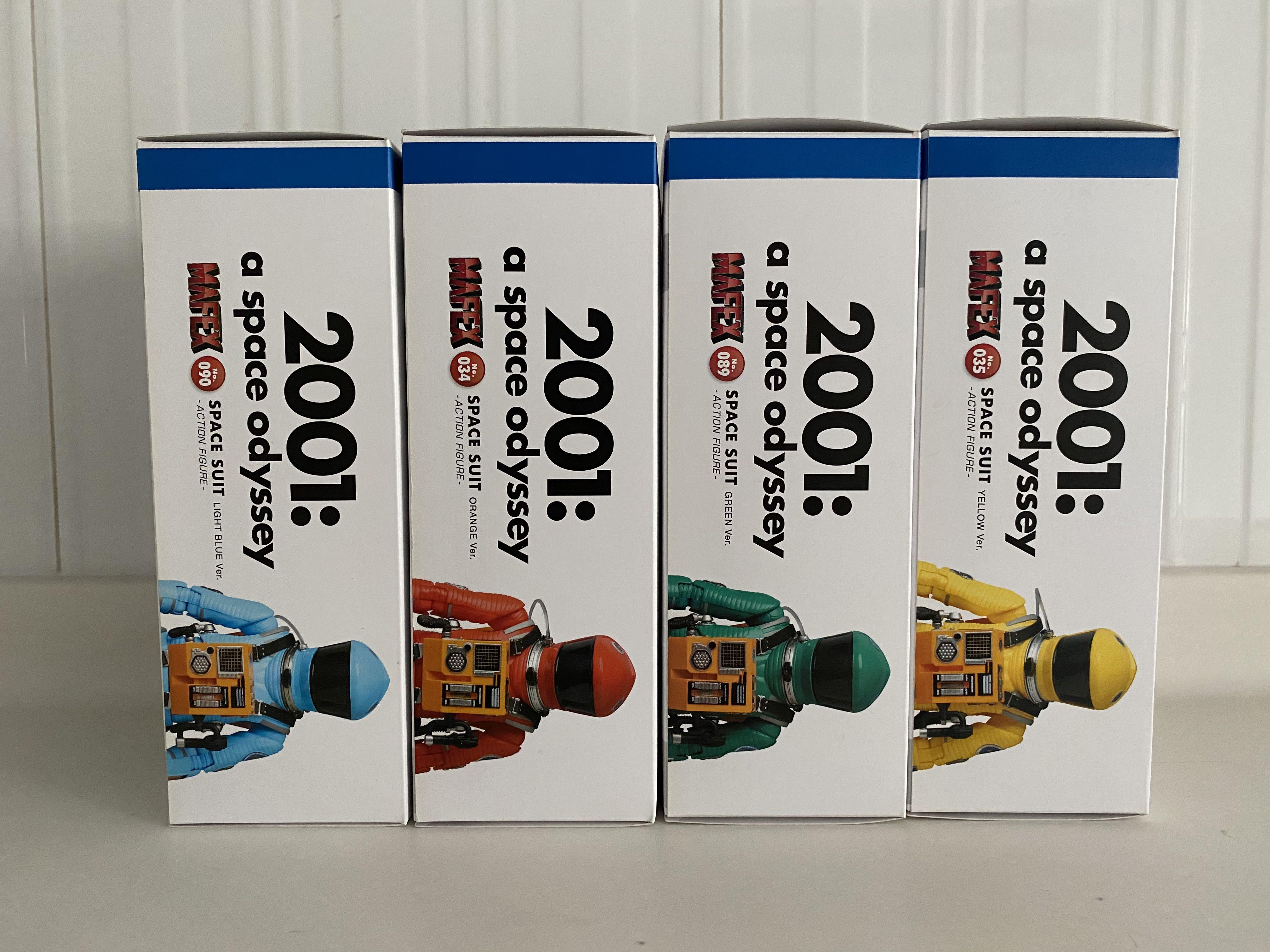 Medicom Mafex 2001: A Space Odyssey Stanley Kubrick Collection Set ...