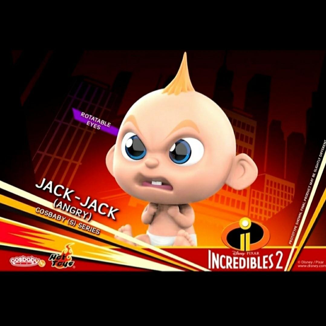 MISB Hot Toys Cosbaby Angry Jack-Jack (Rotatable Eyes), Elastigirl ...